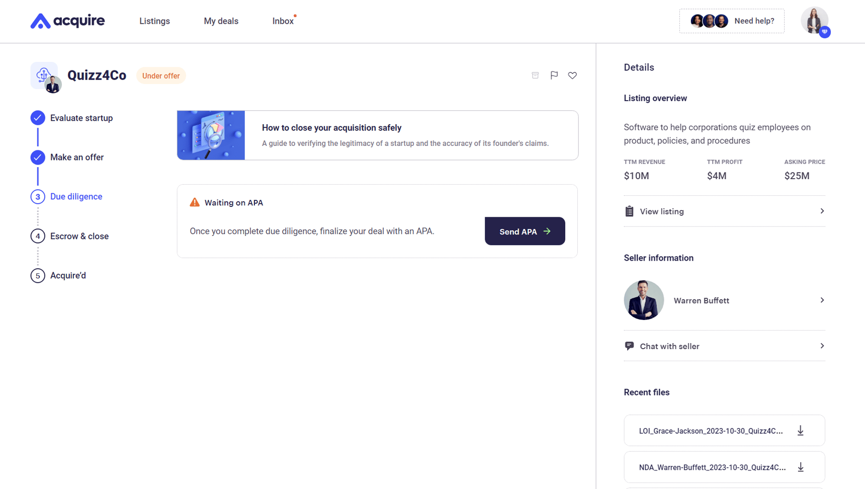How to use the APA builder