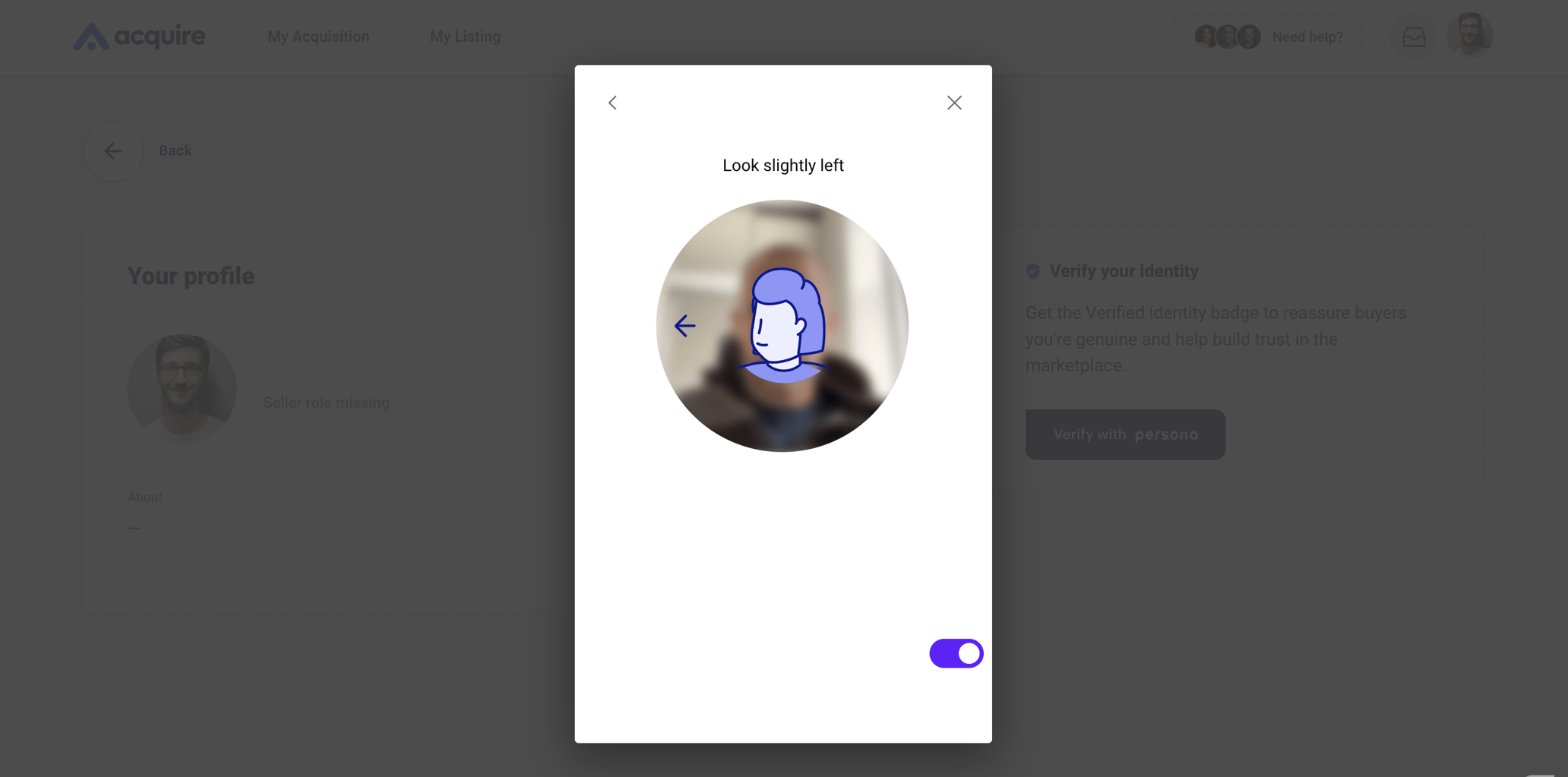 How do I verify my identity?
