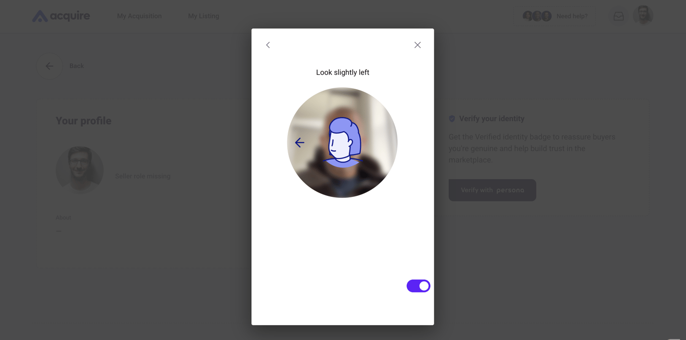 How do I verify my identity?